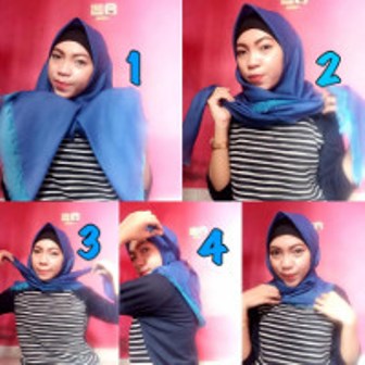 Gambar Tutorial Hijab yang Simpel buat Hangout - parasayu.net