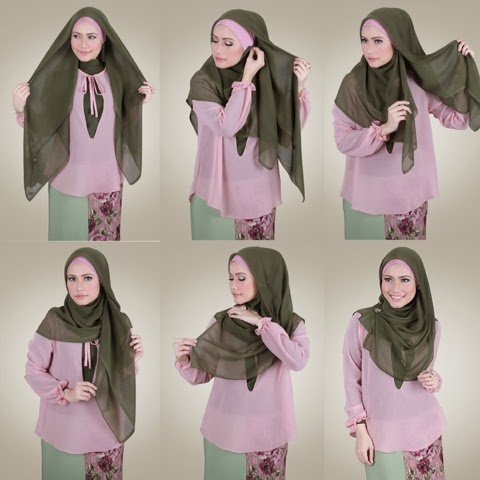 Tutorial Hijab yang Menutupi Dada Tapi Tetap Modis - parasayu.net