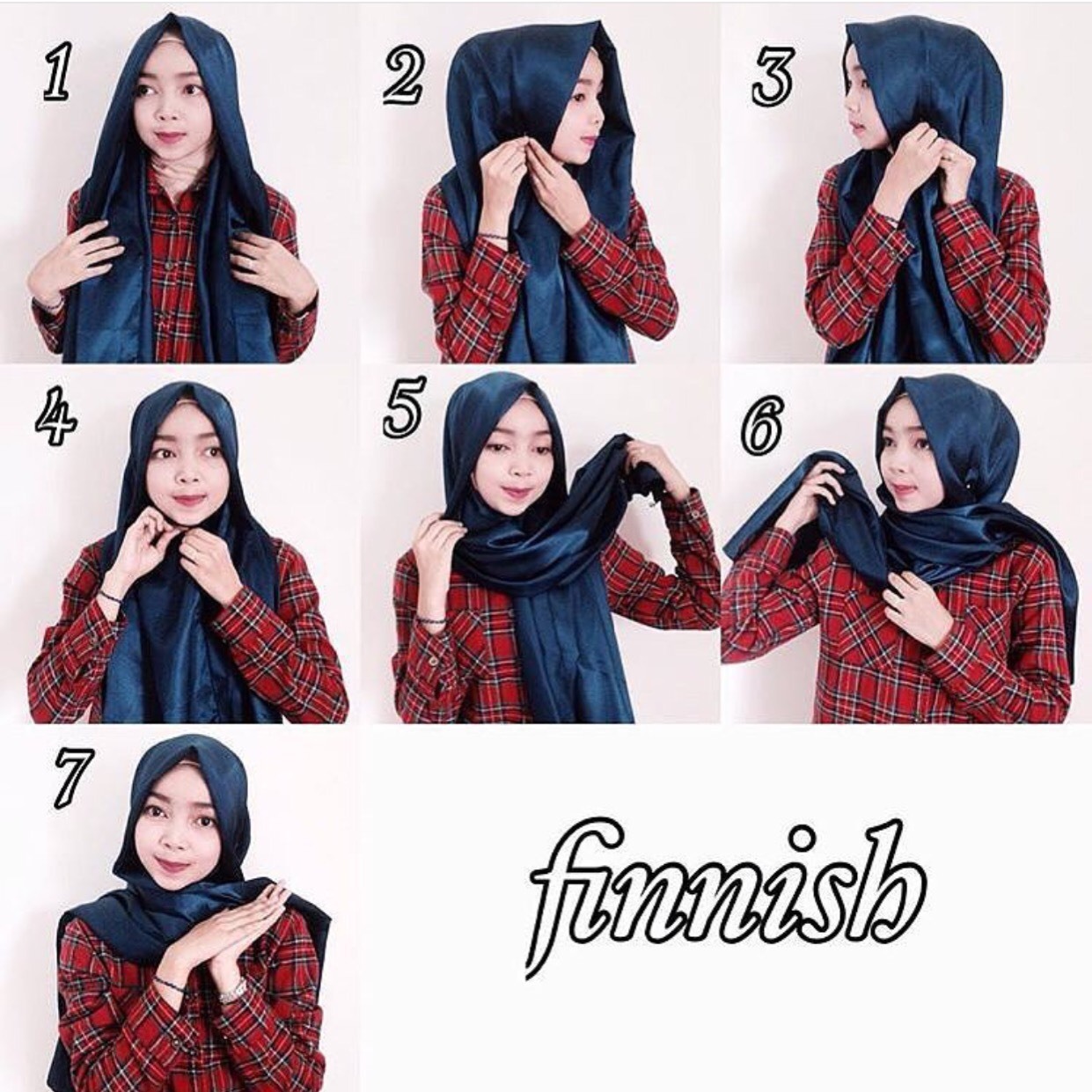Tutorial Hijab yang Simpel dengan Kerudung Satin - parasayu.net