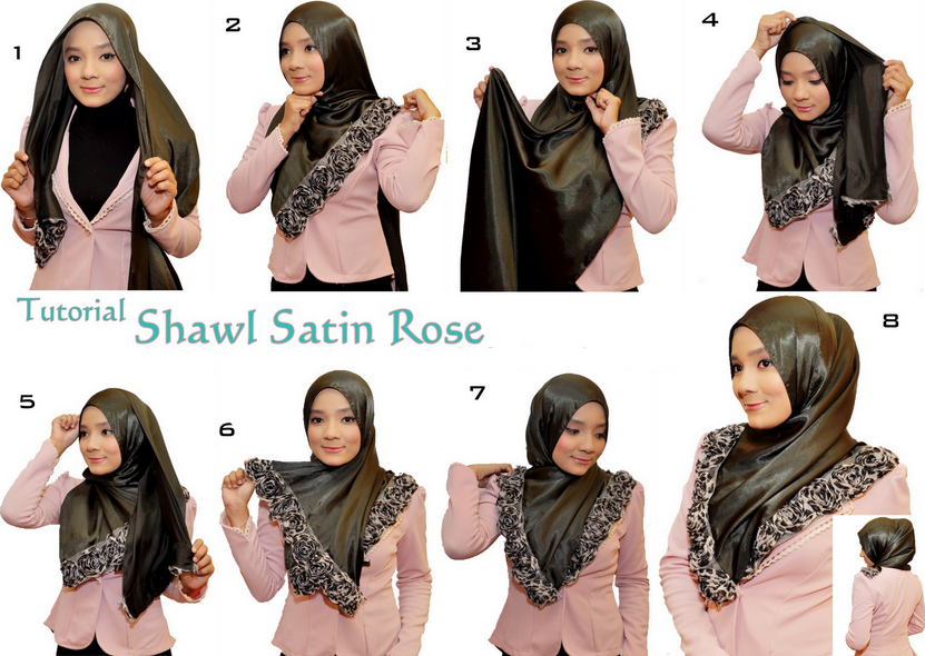 Tutorial Hijab yang Simpel dengan Kerudung Satin - parasayu.net