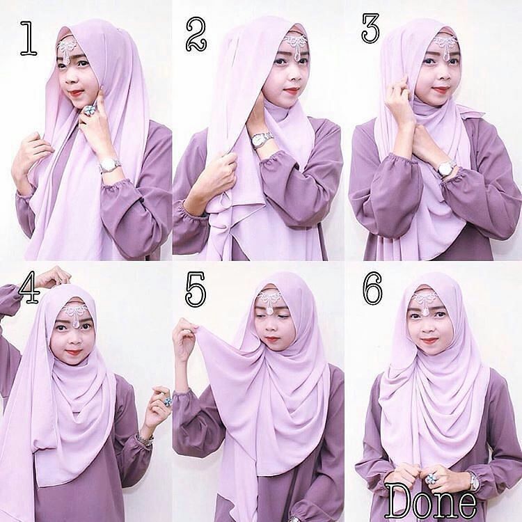 Tutorial Hijab yang Menutupi Dada Tapi Tetap Modis - parasayu.net