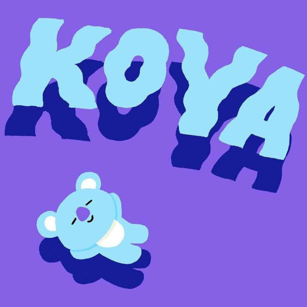Karakter Koya BT21, Milik RM Leader BTS - parasayu.net