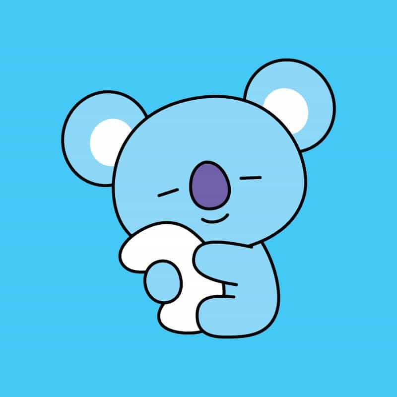 Karakter Koya BT21, Milik RM Leader BTS - parasayu.net